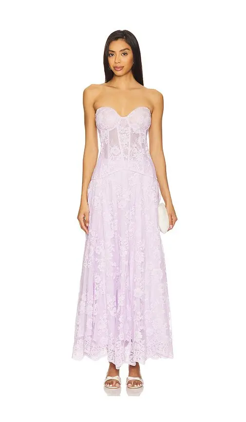 V. CHAPMAN Carolena Lace Set - Lavender