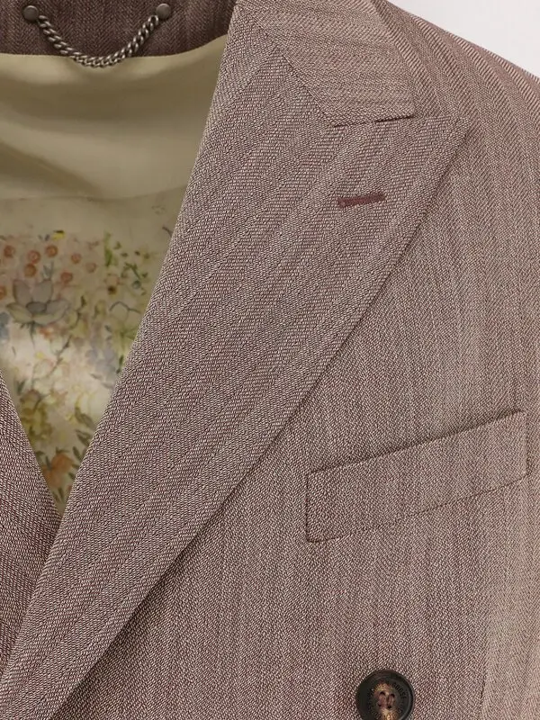 GOLDEN GOOSE Dave Doublebreasted Blazer - Brown