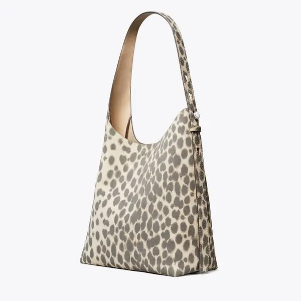 Tory Burch Romy Suede Hobo Bag - Cheetah