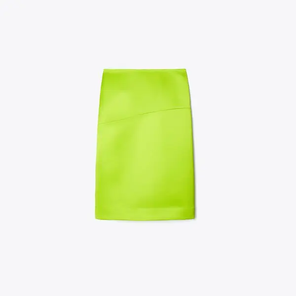 Tory Burch Deconstructed Satin Knee-length Skirt