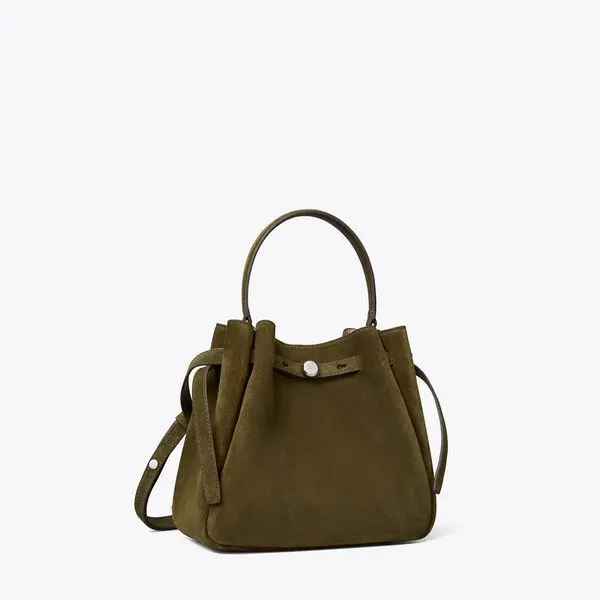 Tory Burch Romy Suede Bucket Bag - Leccio