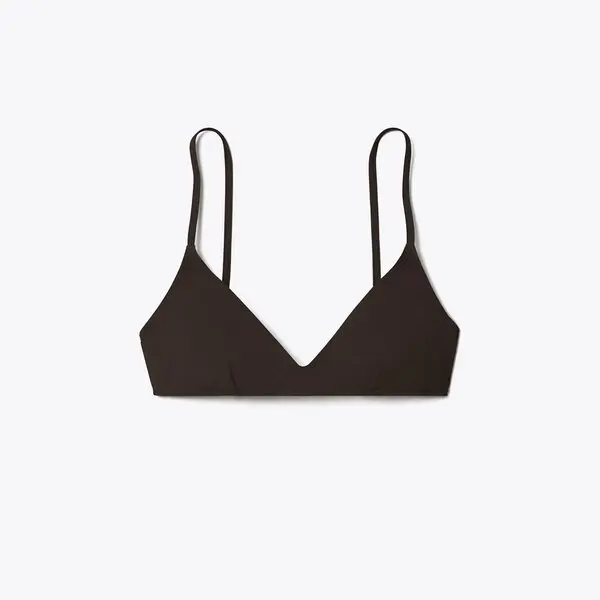 Tory Burch Bralette Bikini Top - Deep Chocolate