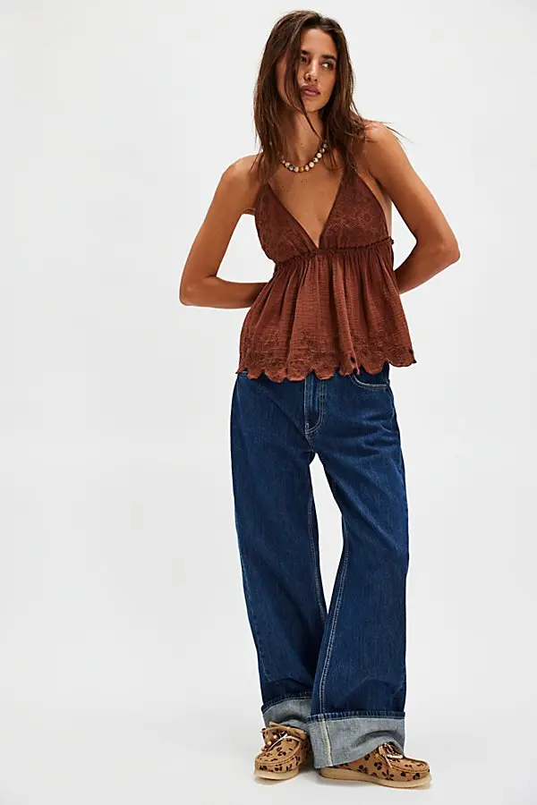 Free People Sunny Days Cami - Nutmeg