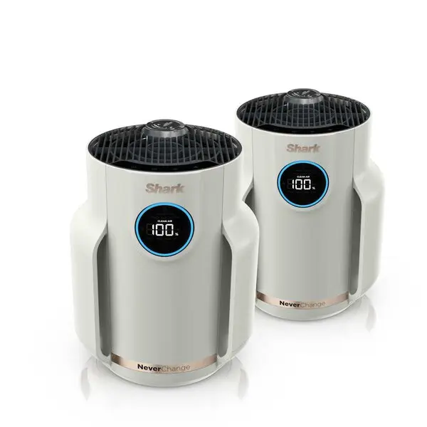 SHARK Neverchange Compact Air Purifier Bundle - Dove