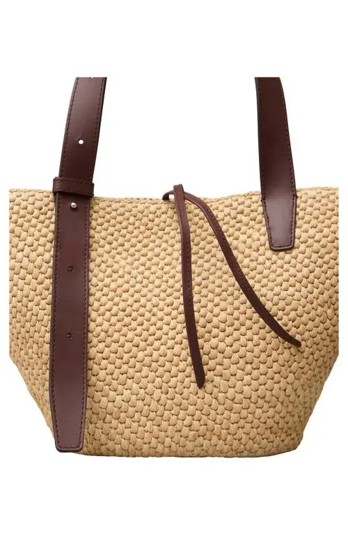 Lié Studio Small Bianca Raffia Tote