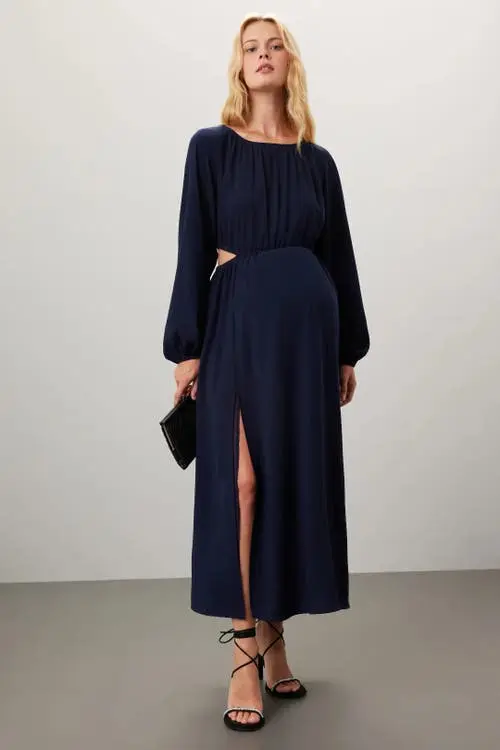 EMILIA GEORGE Amolia Gown - Navy