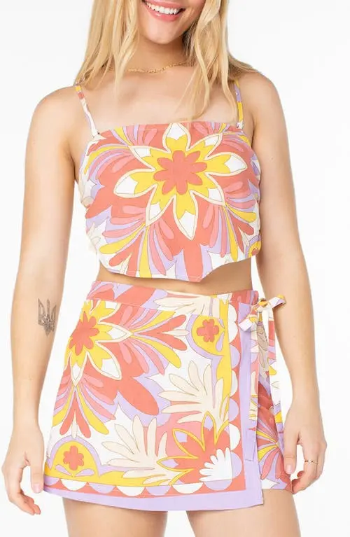 Roxy Sleeveless Crop Top - Lilac Breeze