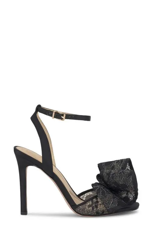 Jessica Simpson Olivine Ankle Strap Sandal - Black/pewter