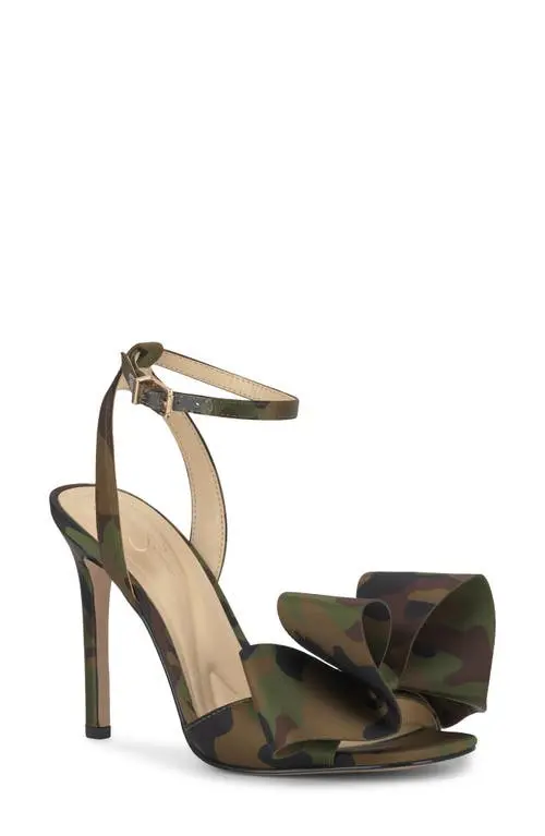 Jessica Simpson Olivine Ankle Strap Sandal - Forest Camo
