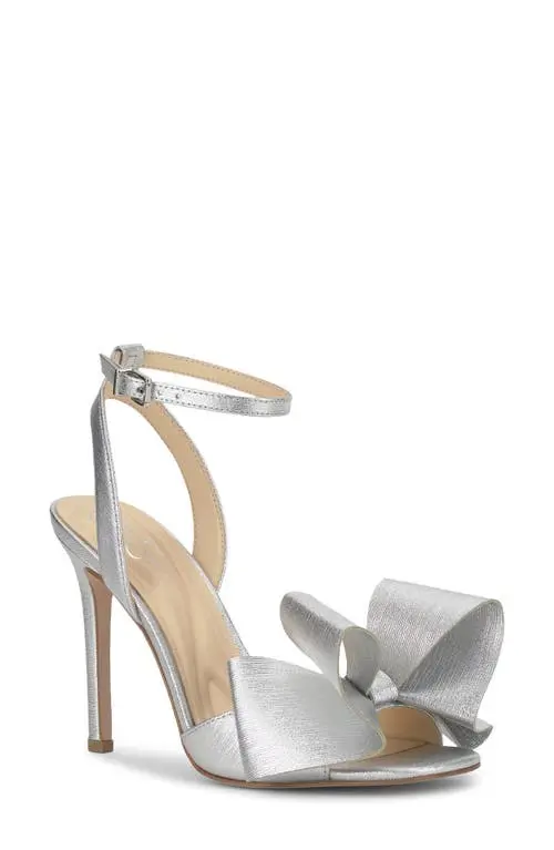 Jessica Simpson Olivine Ankle Strap Sandal - Silver 02