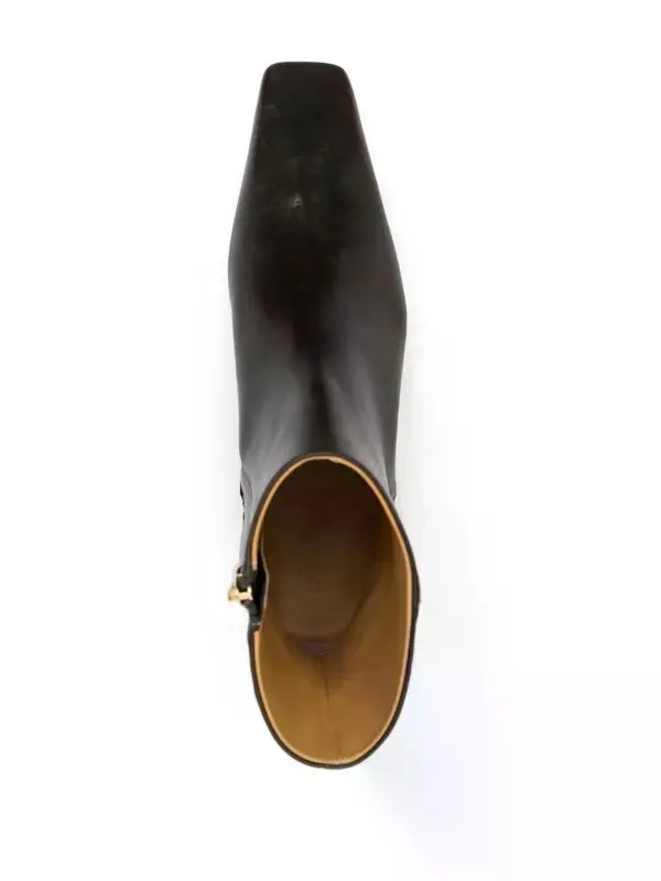 Nanushka Stud-embellished Leather Heel Boots