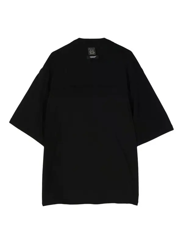 Undercover Slogan-embroidered Cotton T-shirt
