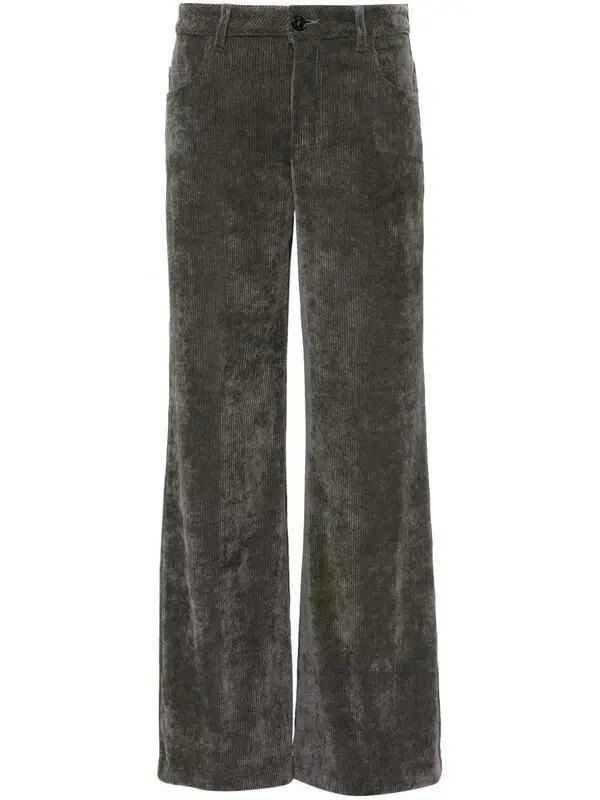 ERMANNO FIRENZE Logo-patch Palazzo Pants