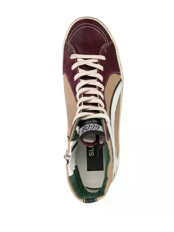 GOLDEN GOOSE Slide Logo-patch Sneakers