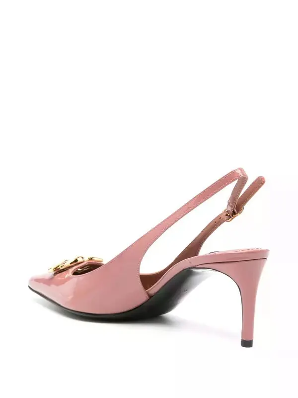 Dolce & Gabbana 65mm Logo-plaque Patent Pumps - Pink