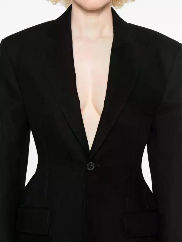 Wardrobe.NYC Single-breasted Blazer - Black