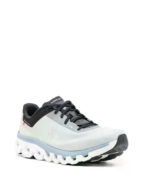 On Cloudflow 4 Logo-print Sneakers - Green
