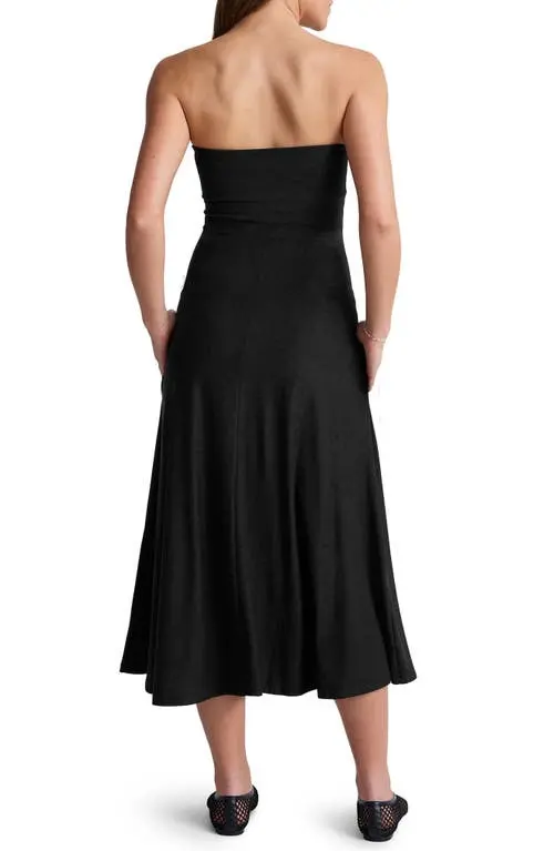 Beyond Yoga Strapless Maxi Dress - Darkest Night