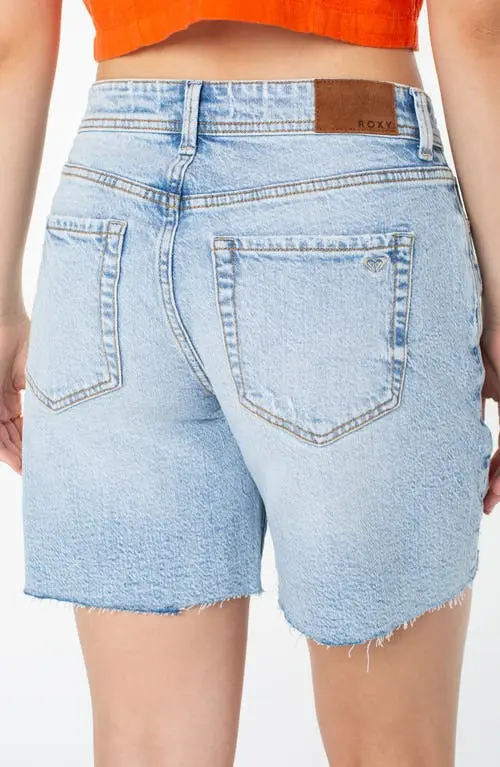 Roxy The Icon Cutoff Denim Shorts