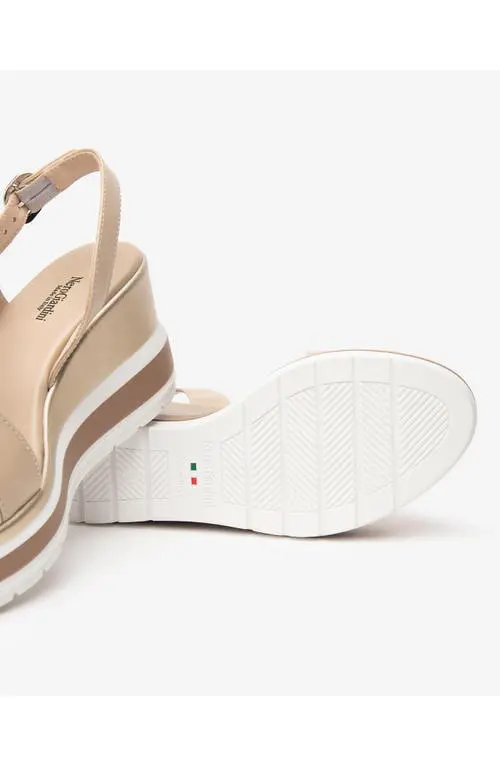 NEROGIARDINI Platform Wedge Sandal