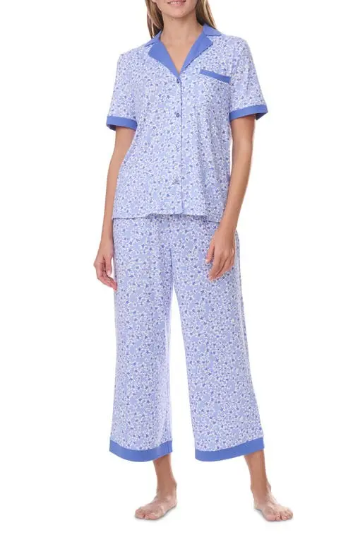 Splendid Notch Collar Pajamas - Starflower Ditsy