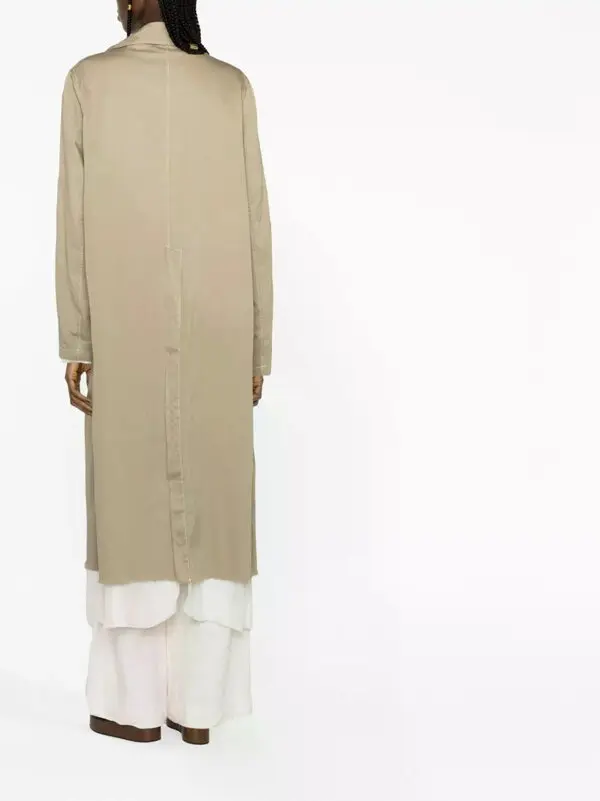 EDWARD CUMING Layered Single-breasted Coat