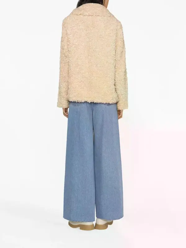 Stella McCartney Teddy Faux-fur Oversized Coat