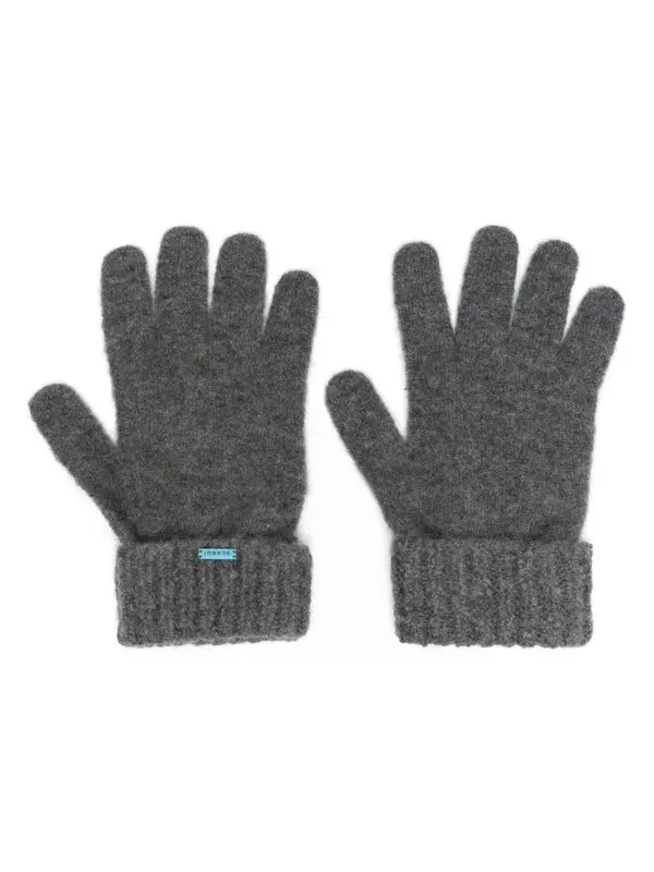 Alanui Cashmere-silk Gloves - Grey