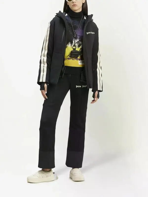 Palm Angels Sunset-print Roll-neck Jumper