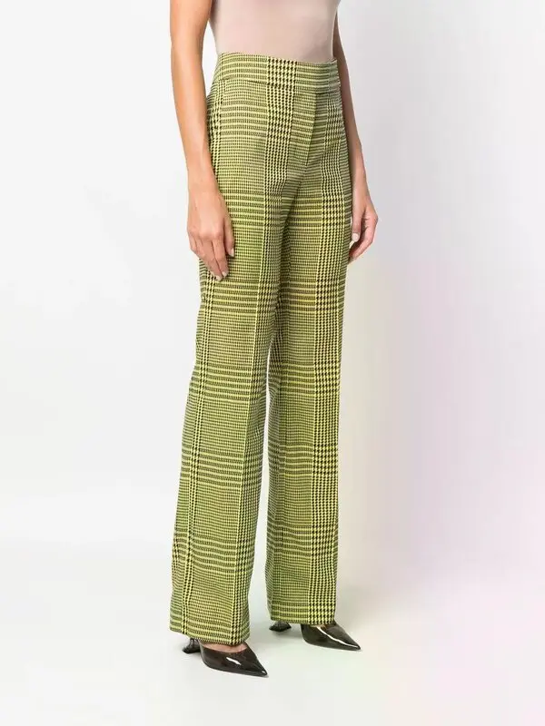 Alexandre Vauthier Houndstooth Flared Trousers