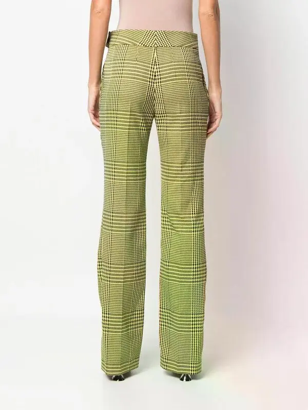 Alexandre Vauthier Houndstooth Flared Trousers