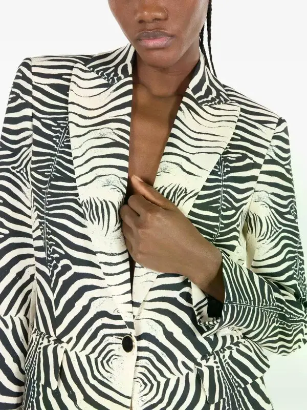Roberto Cavalli Tiger-print Blazer