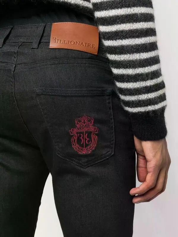 BILLIONAIRE Low-rise Straight-leg Jeans