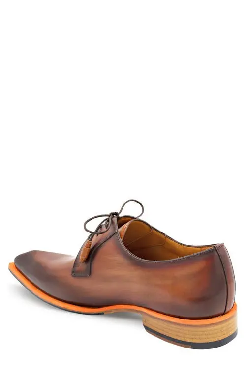 Mezlan Patina Derby - Cognac Rust