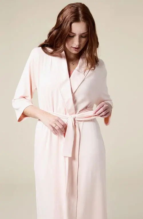 SOFTIES Dream Shawl Collar Robe - Apricot
