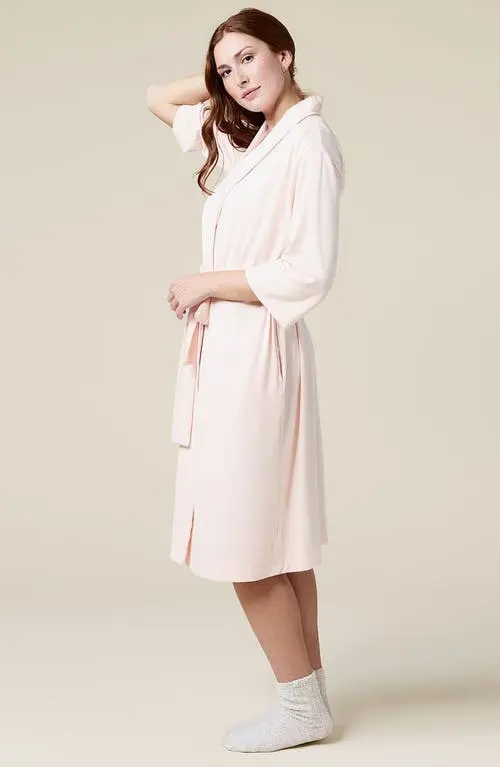 SOFTIES Dream Shawl Collar Robe - Apricot