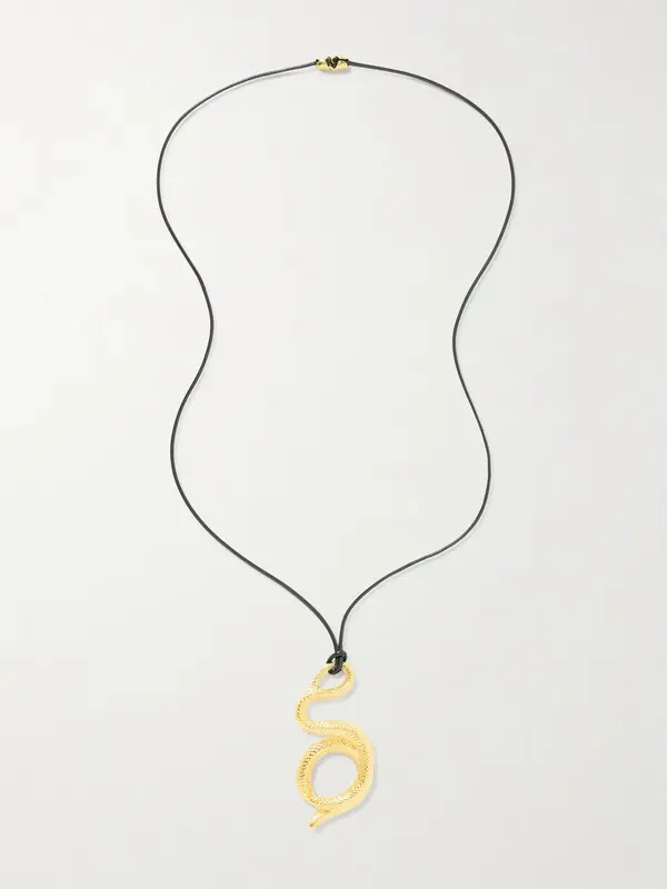 YSSO Medusa -plated Pendant Necklace - Gold