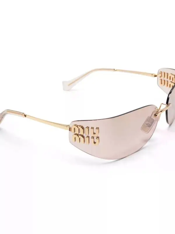 Miu Miu Aube Sunglasses - Gold