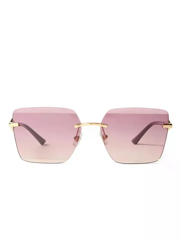 JIMMY CHOO Isaline Sunglasses - Gold