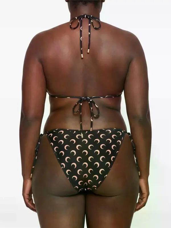 MARINE SERRE Printed Triangle Bikini Set