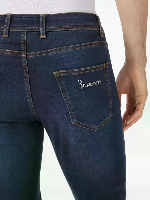 BILLIONAIRE Low-rise Straight-leg Jeans
