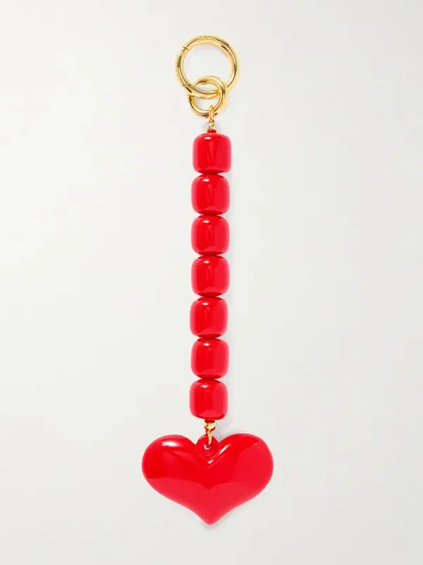 JULIETTA Resin Bag Charm - Red