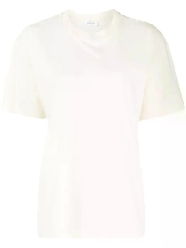 Off-White Diag-stripe Cotton T-shirt - Yellow