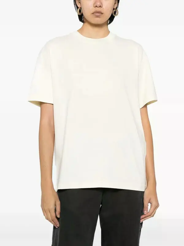 Off-White Diag-stripe Cotton T-shirt