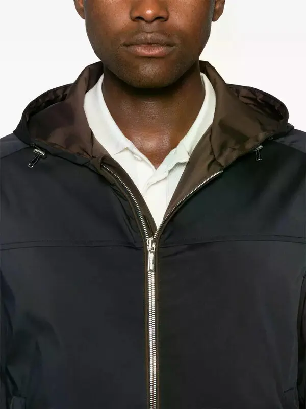 MOORER Two-tone Jacket - Blue