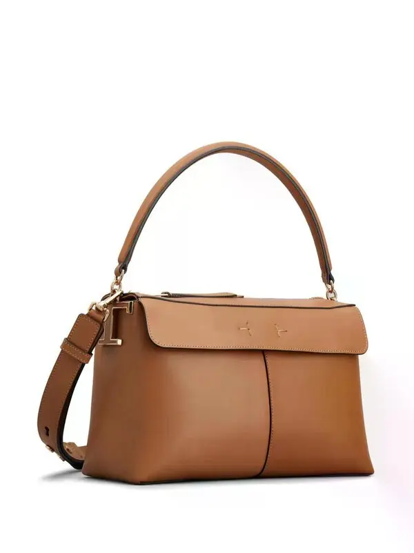 TOD'S Leather Boston Shoulder Bag