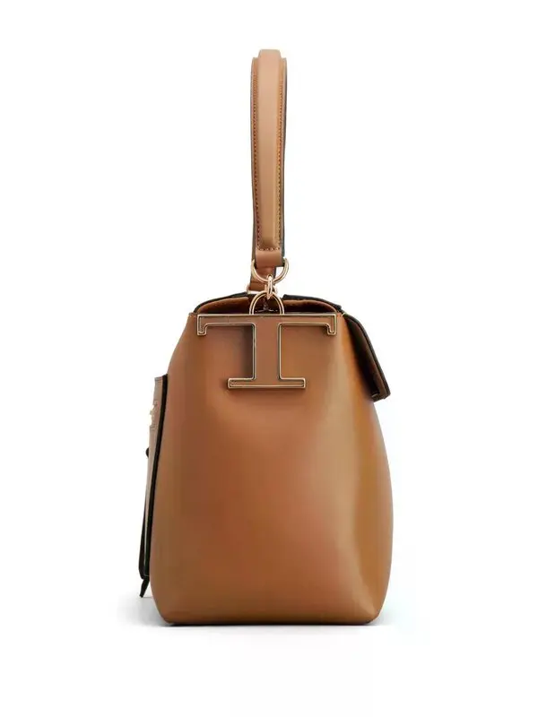 TOD'S Leather Boston Shoulder Bag