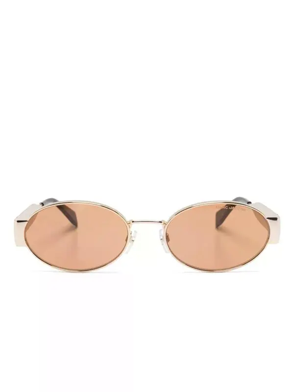 Marc Jacobs Oval-frame Sunglasses - Gold