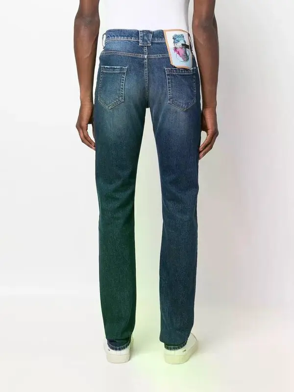 BILLIONAIRE Straight-cut Jeans With Logo Patch