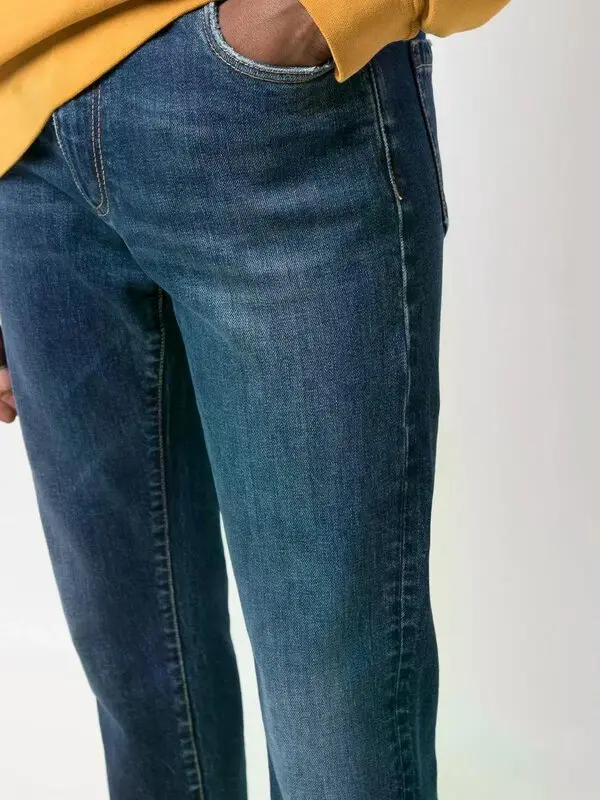 BILLIONAIRE Straight-cut Jeans With Logo Patch